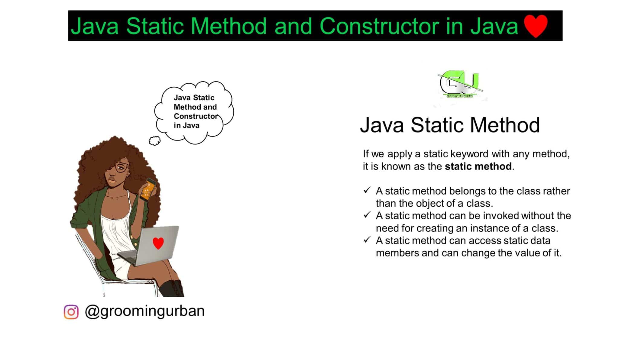 Java Static Method And Constructor In Java Grooming Urban